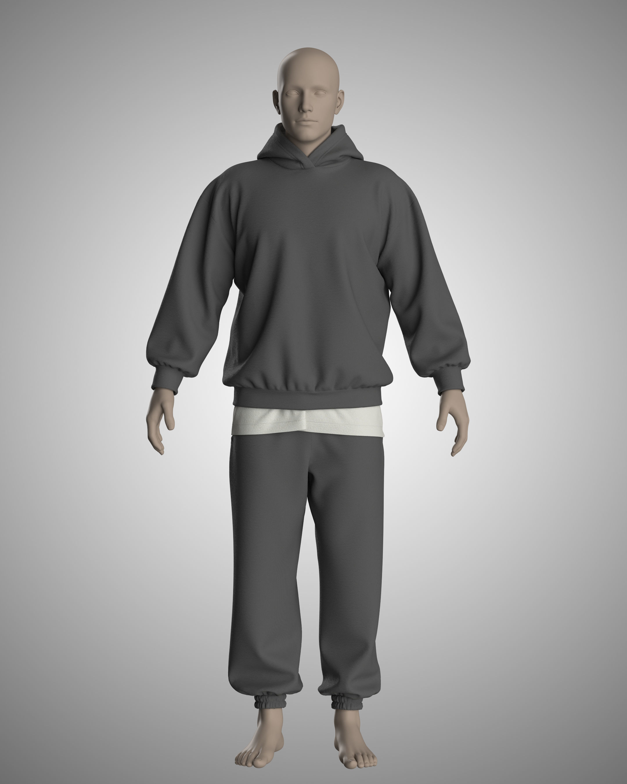 Outfit V01 Clo3D MD 3D model | CGTrader