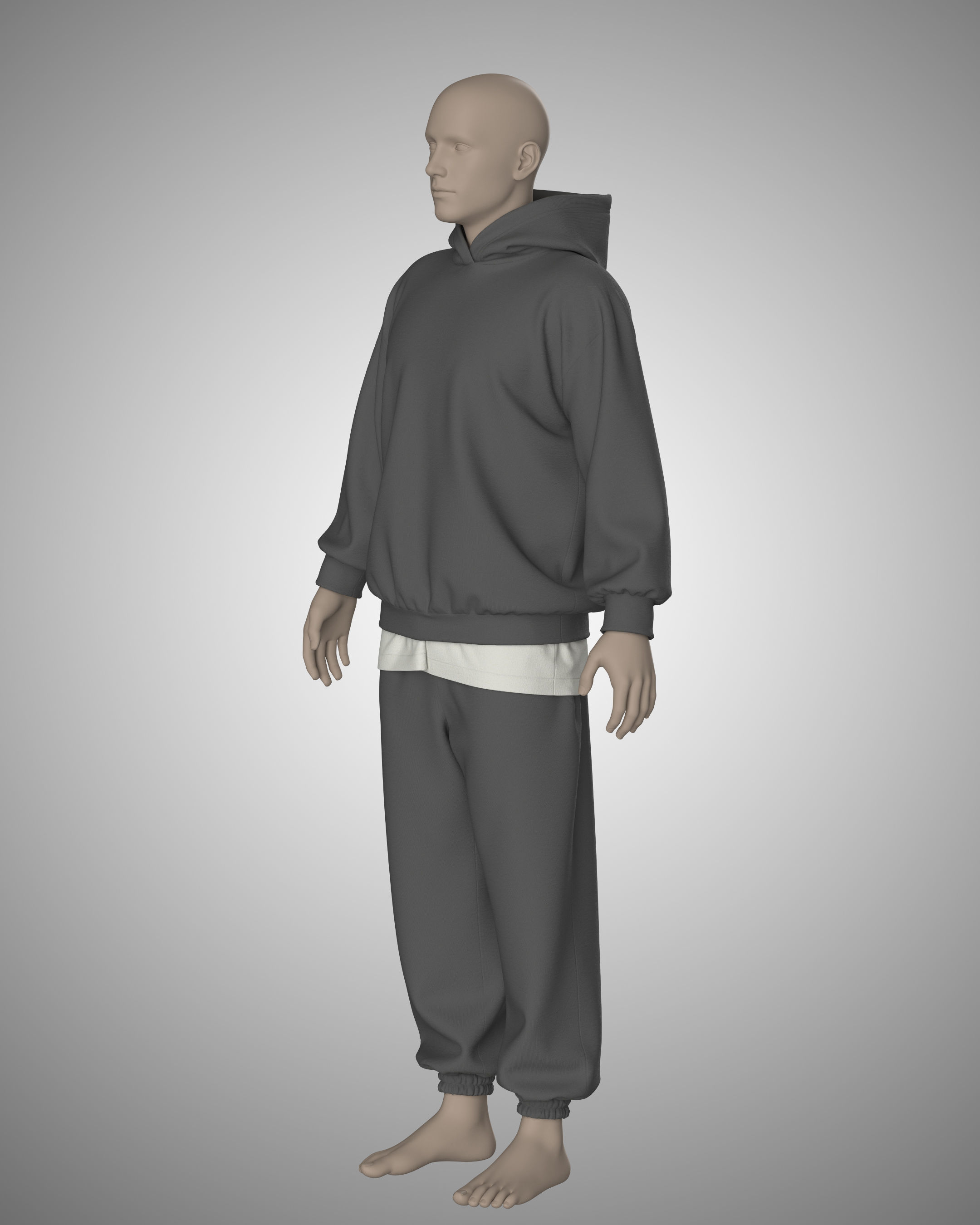 Outfit V01 Clo3D MD 3D model | CGTrader