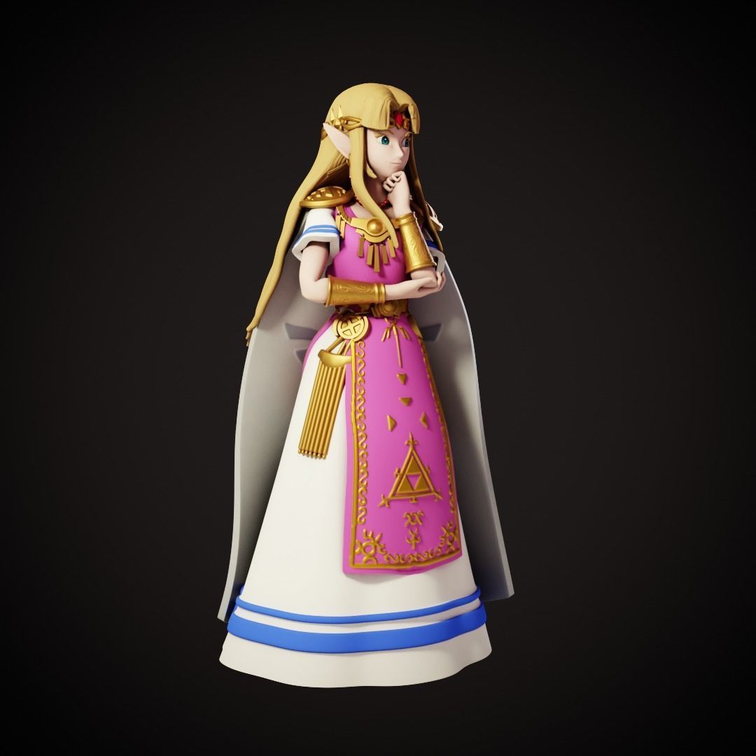 Princess Zelda - Super Smash Bros Ultimate 3D model 3D printable | CGTrader
