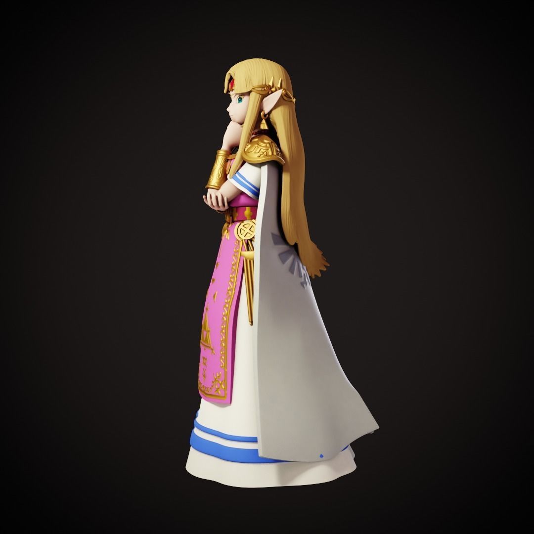 Princess Zelda - Super Smash Bros Ultimate 3D model 3D printable | CGTrader
