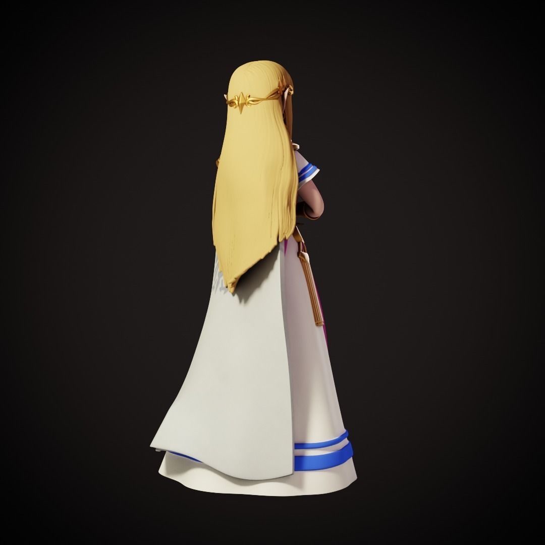 Princess Zelda - Super Smash Bros Ultimate 3D model 3D printable | CGTrader