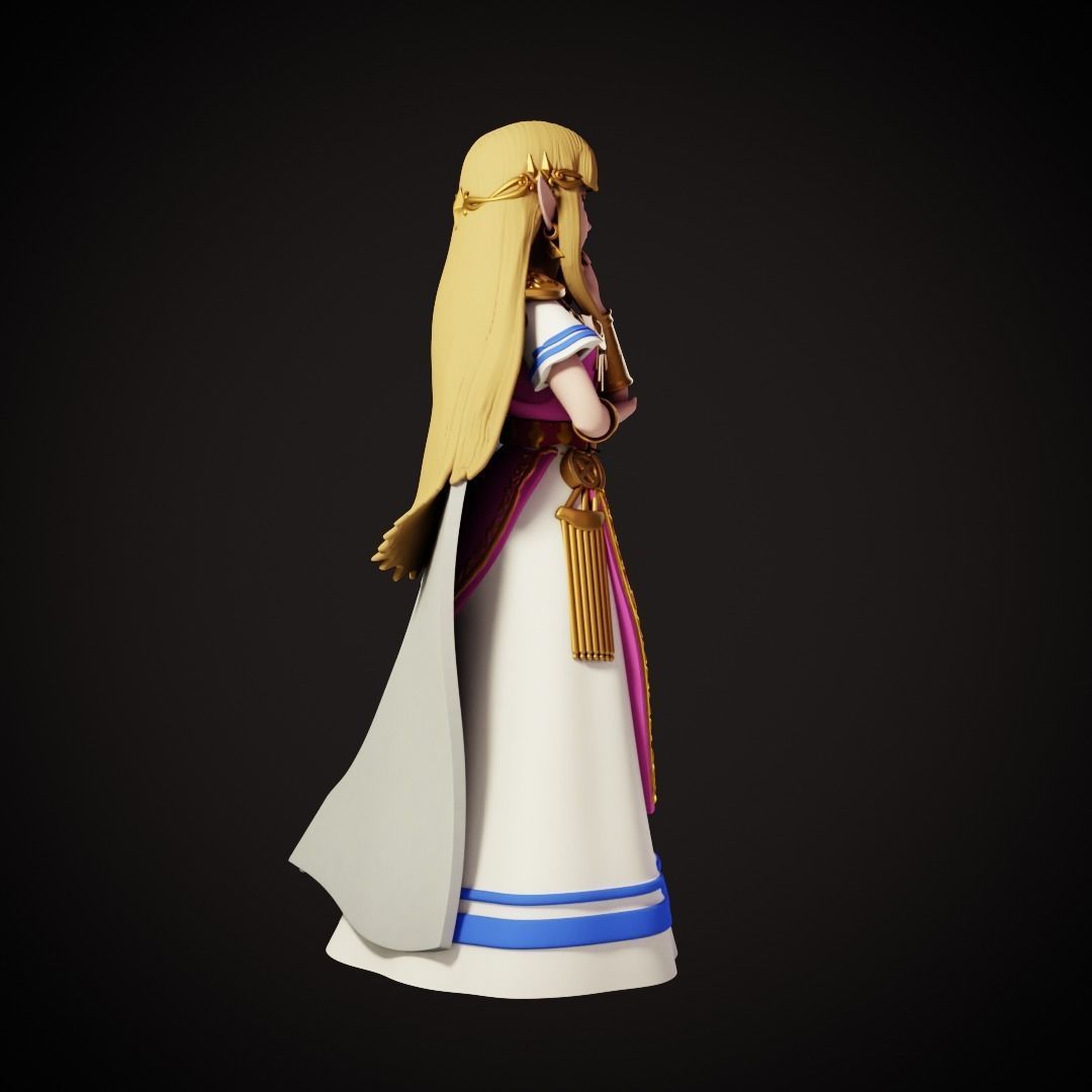 Princess Zelda - Super Smash Bros Ultimate 3D model 3D printable | CGTrader