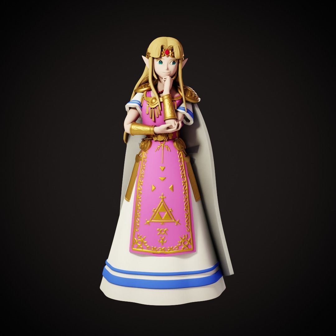 Princess Zelda - Super Smash Bros Ultimate 3D model 3D printable | CGTrader