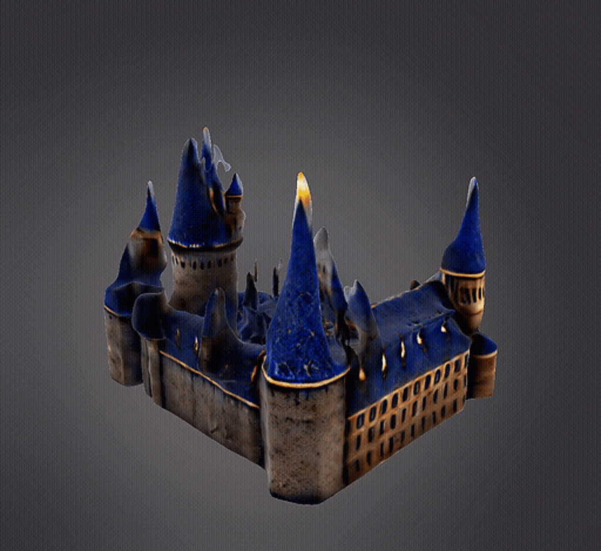 Hogwarts 3D model 3D printable | CGTrader