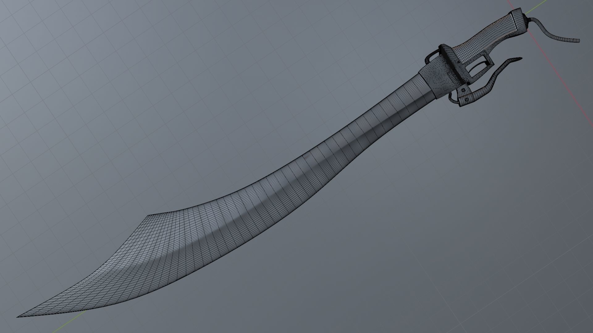 Sci-Fi Extendable Dao Sword - Free Version free 3D model | CGTrader