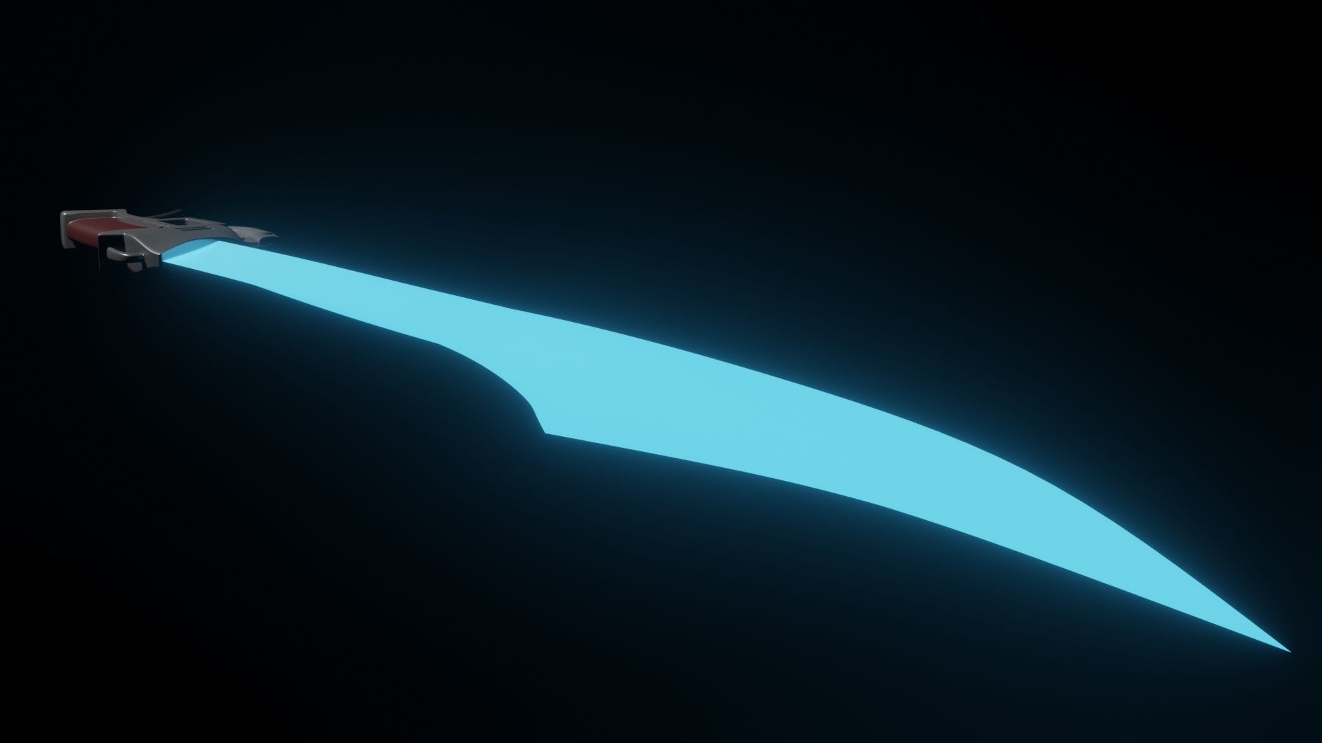 Sci-Fi Extendable Dao Sword - Free Version free 3D model | CGTrader