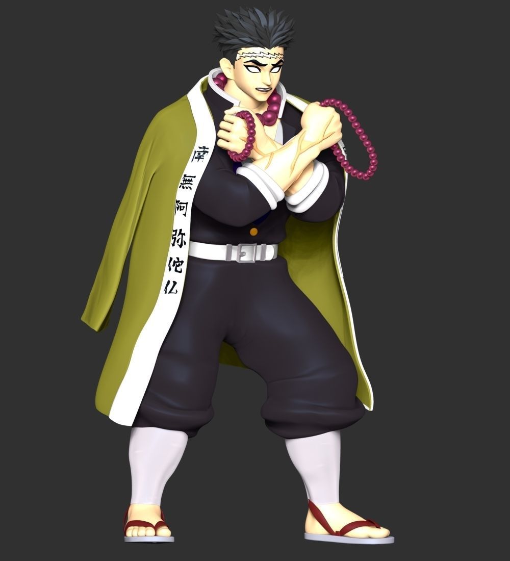 Demon Slayer Hinokami Chronicles - Gyomei Himejima 3D model 3D ...