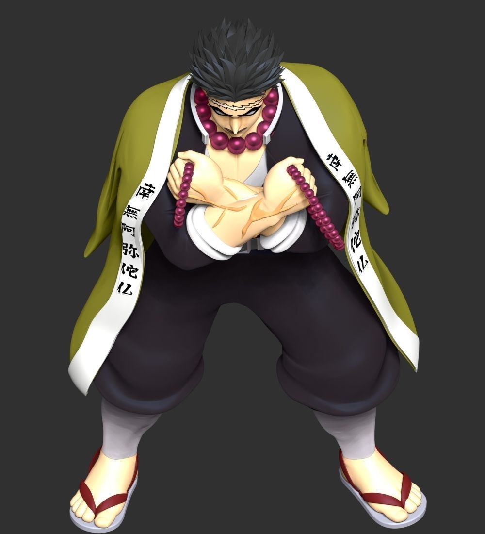 Demon Slayer Hinokami Chronicles - Gyomei Himejima 3D model 3D ...