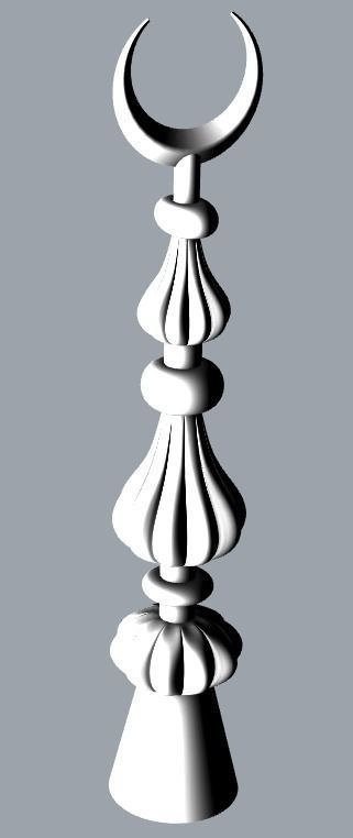 mosque alem 3D model 3D printable | CGTrader