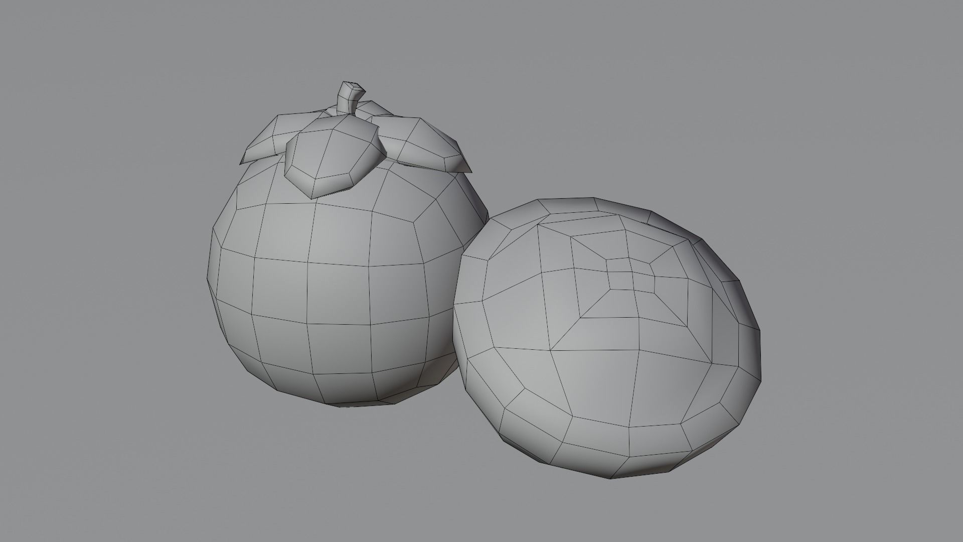 Mangosteen - Hand Painted 3D model | CGTrader