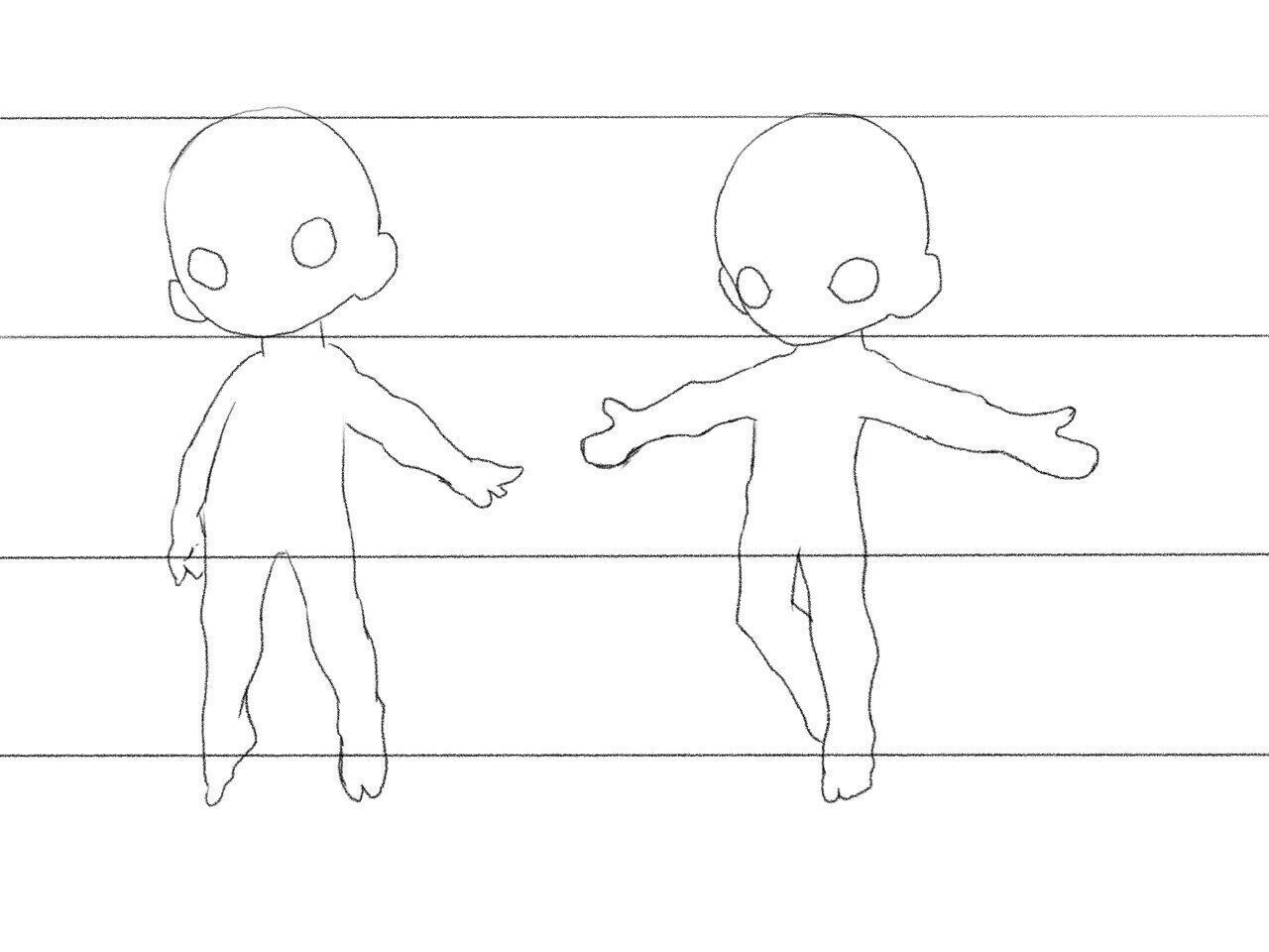 Chibi character base free 3D model | CGTrader