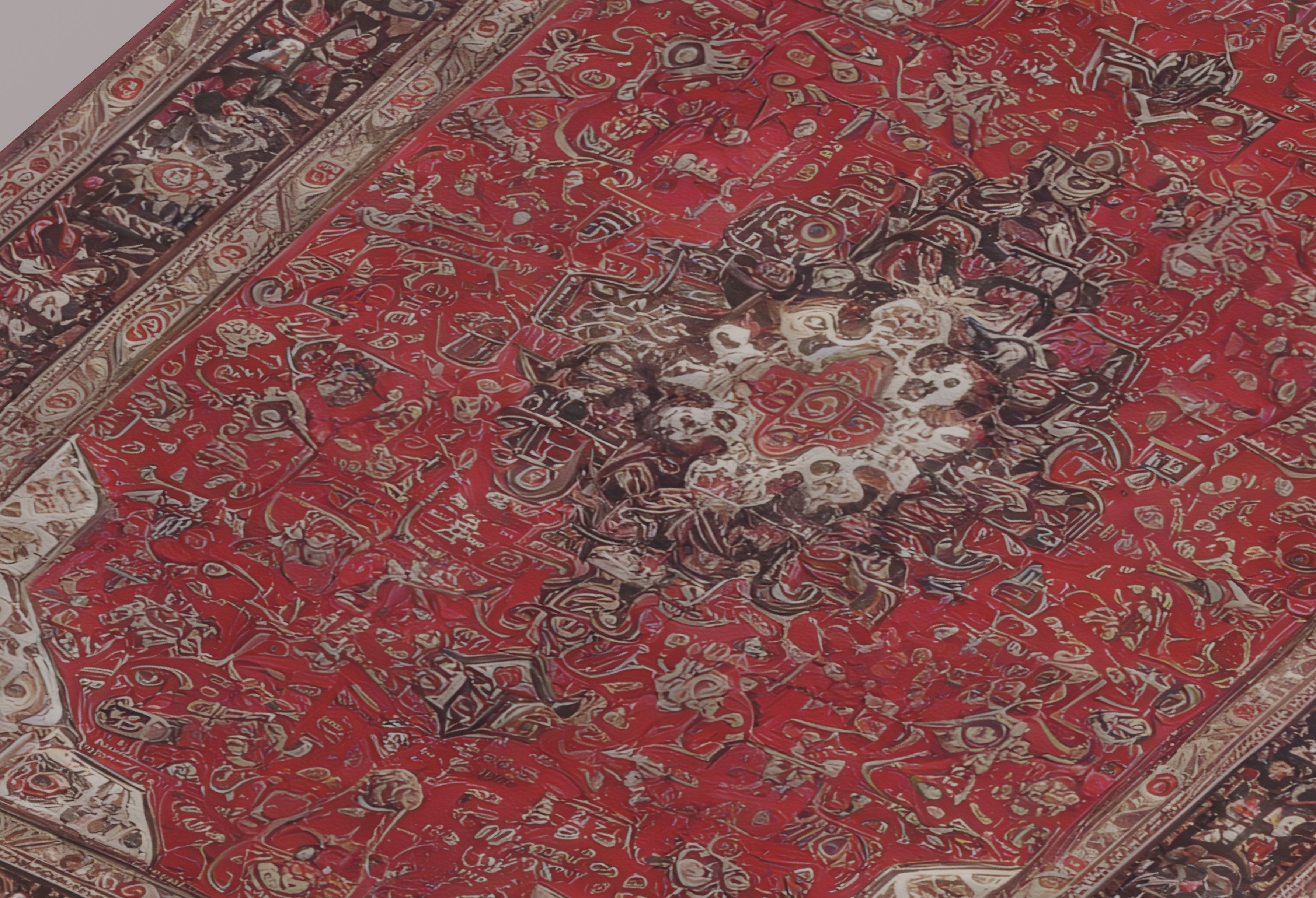 Antique Carpet 3D model rigged | CGTrader