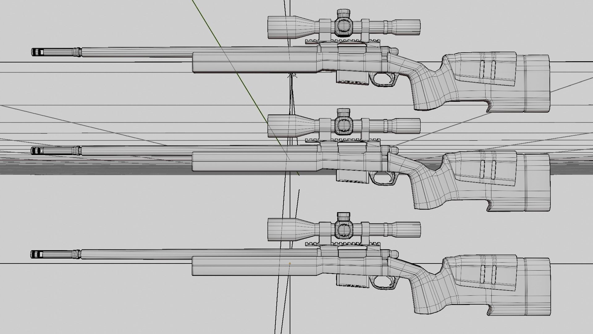 3D model M40 A5 Sniper Rifle PBR VR / AR / low-poly | CGTrader