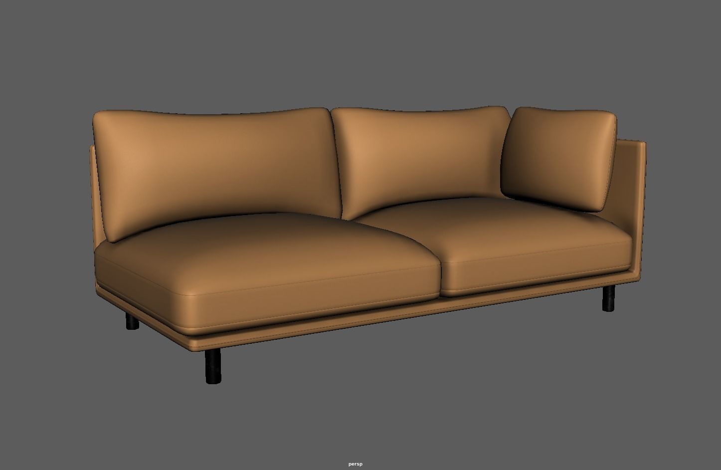 3D model Modern minimalist studio corner sofa VR / AR / low-poly | CGTrader