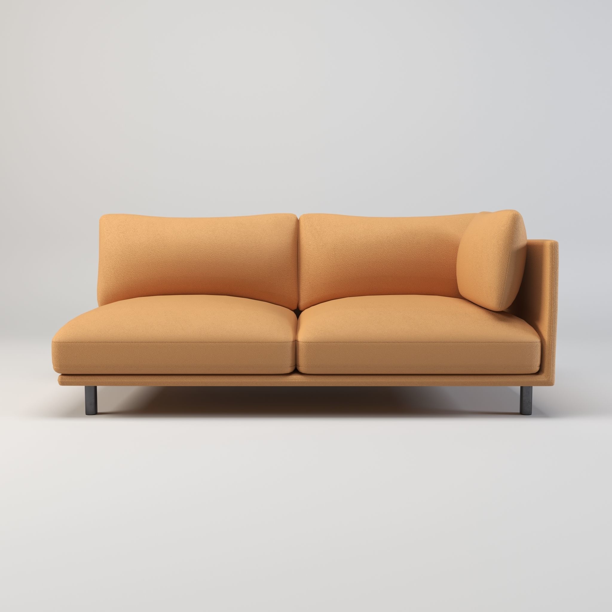 3D model Modern minimalist studio corner sofa VR / AR / low-poly | CGTrader