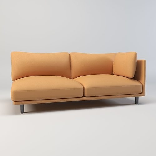 3D model Modern minimalist studio corner sofa VR / AR / low-poly | CGTrader