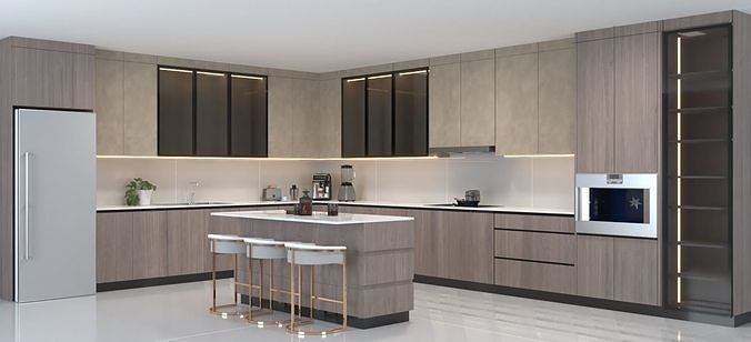 Modern Kitchen 3D model | CGTrader