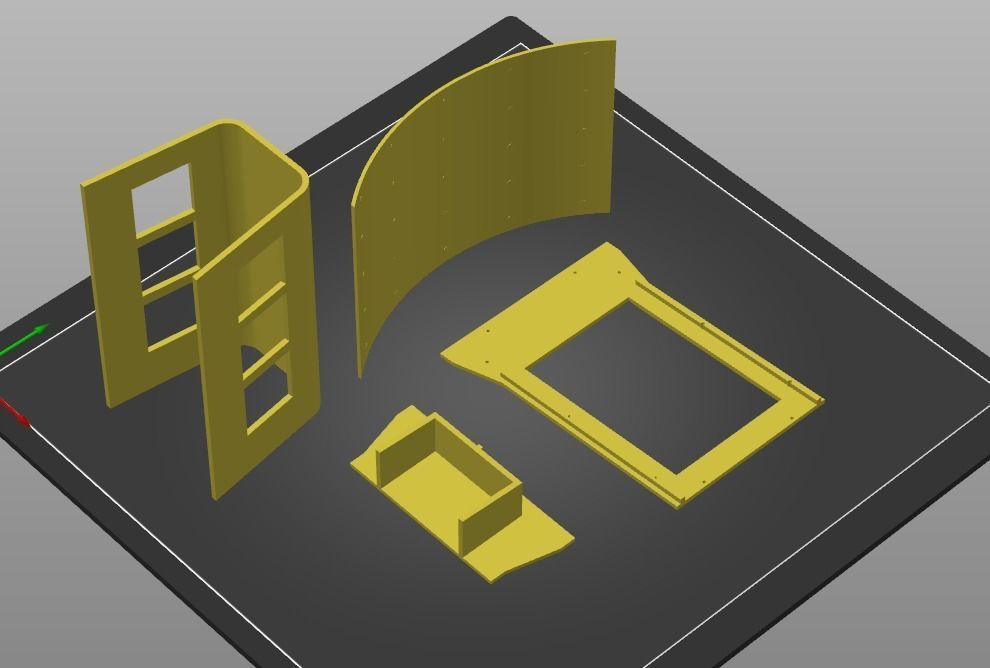 STL files to 3D print a model of a Dutch SIK 307 shunter engine 3D ...