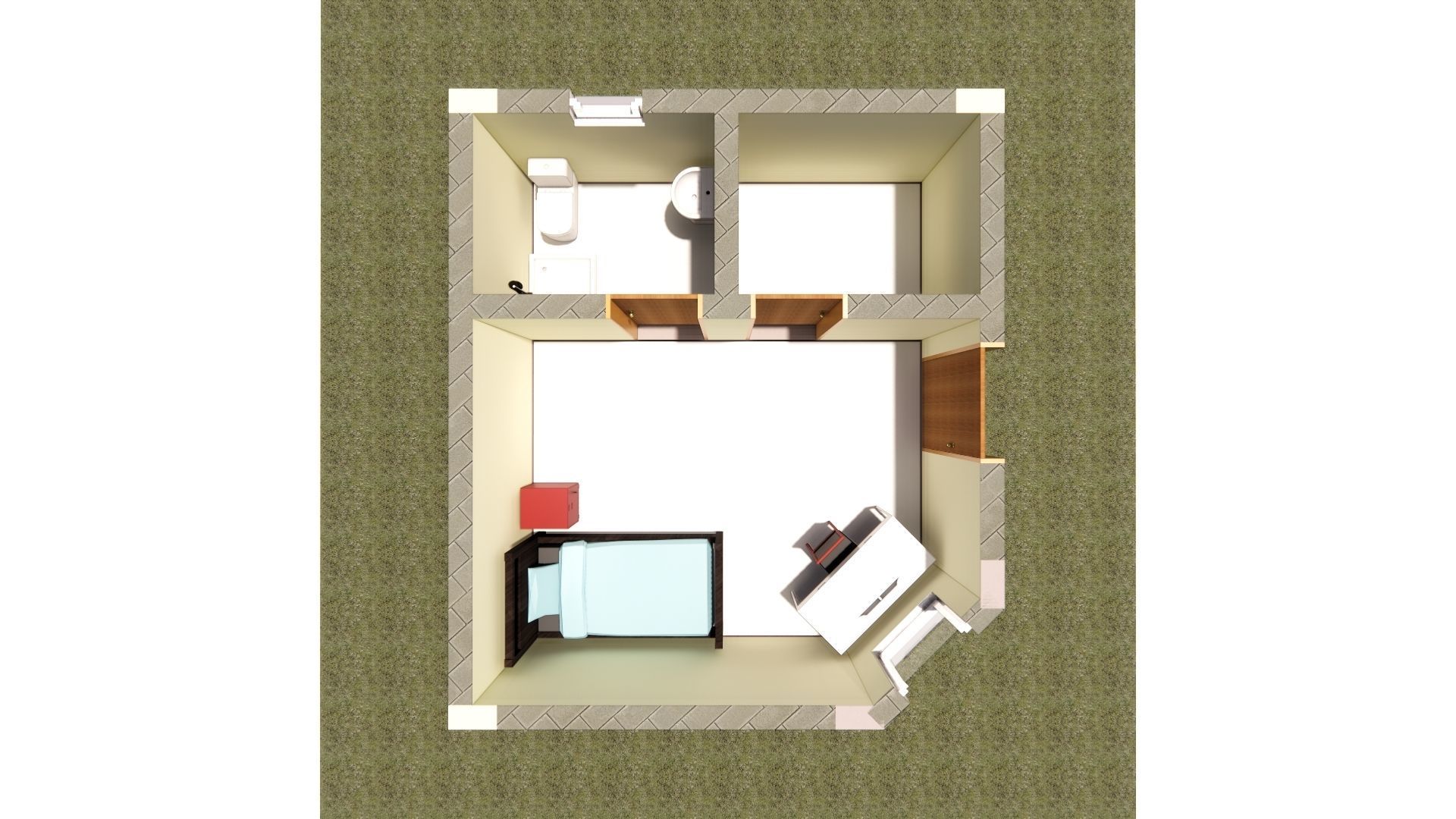 driver room in Revit free 3D model | CGTrader