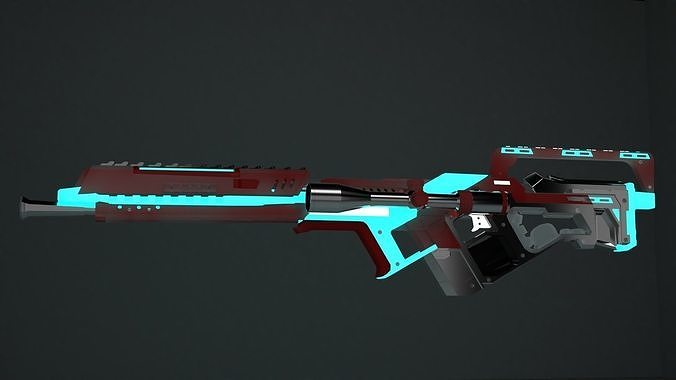 GUN MODEL free VR / AR / low-poly 3D model animated | CGTrader