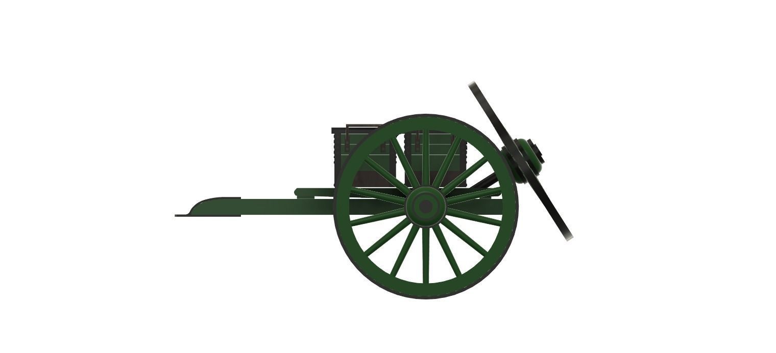 STL files to 3D print a model of a civil war caisson 3D model 3D ...