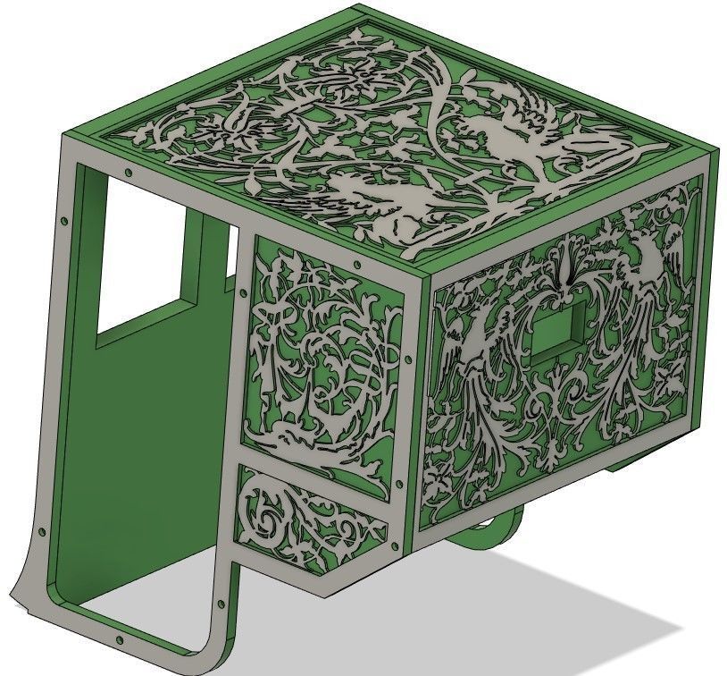 STL files to 3D print and assemble a model of a civil war limber 3D ...