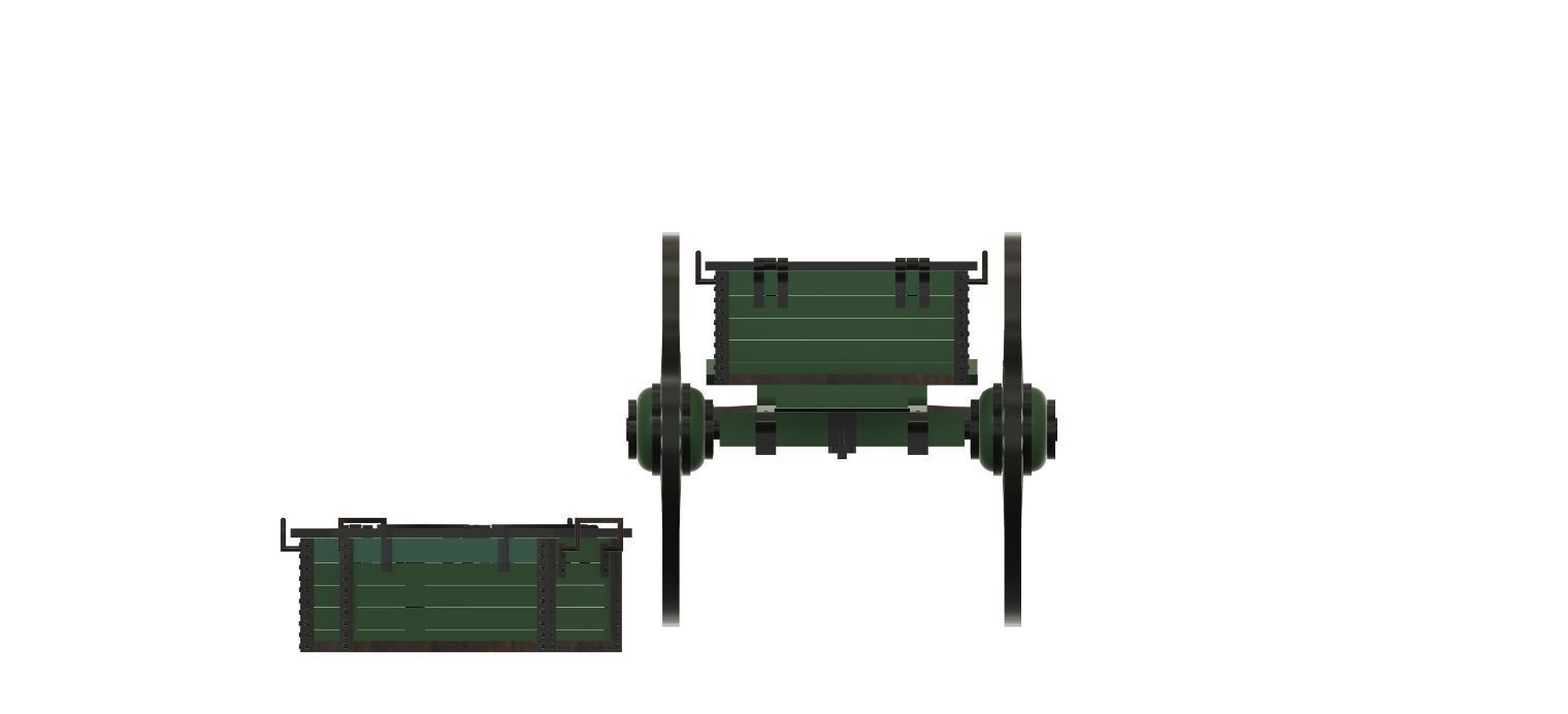 STL files to 3D print and assemble a model of a civil war limber 3D ...