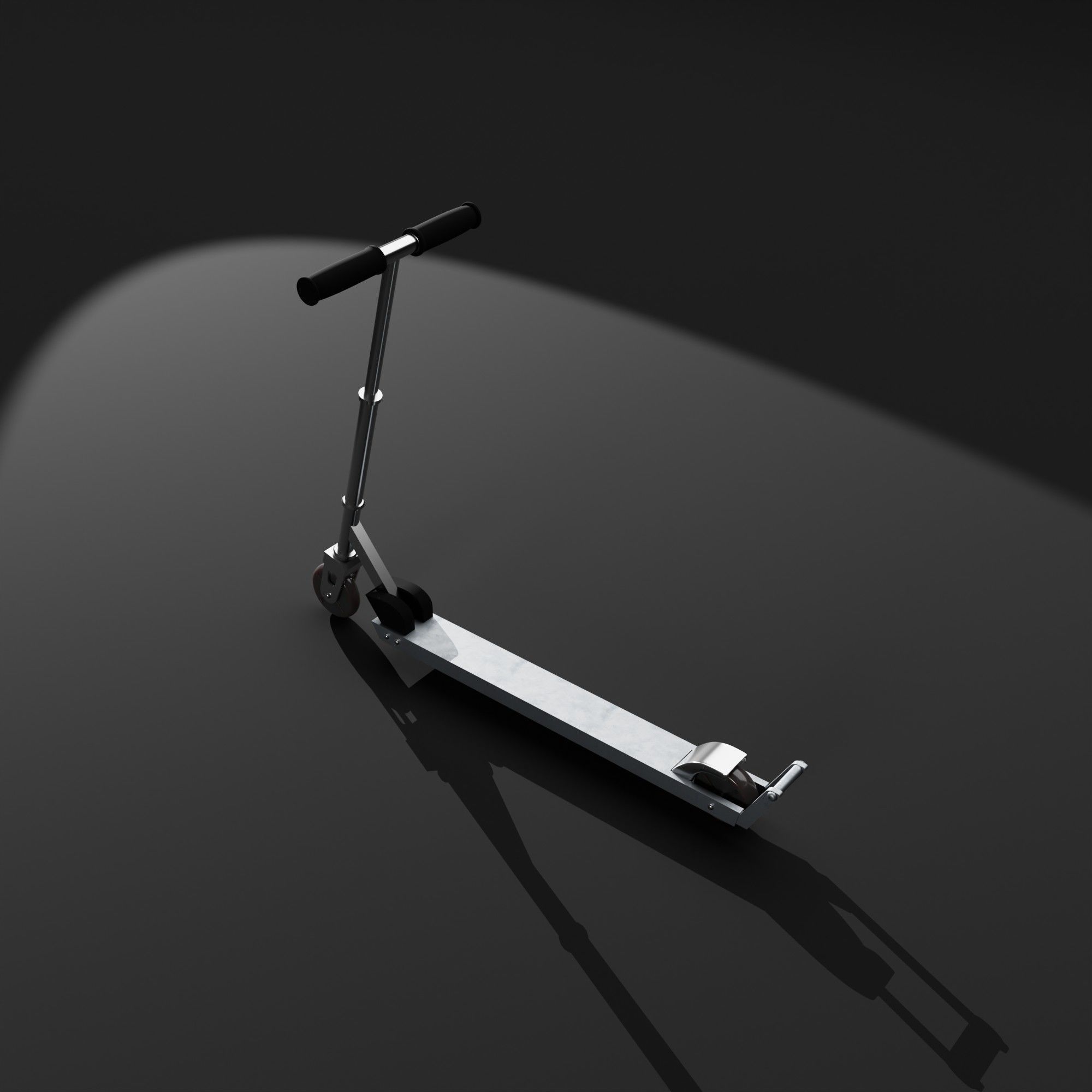 Classic Kick Scooter free VR / AR / low-poly 3D model | CGTrader