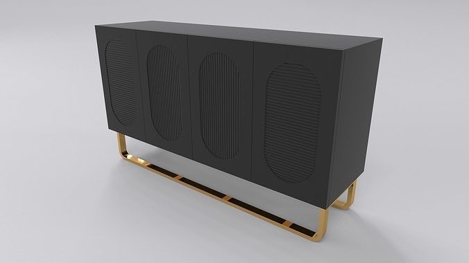 Unique sideboard 3D model | CGTrader