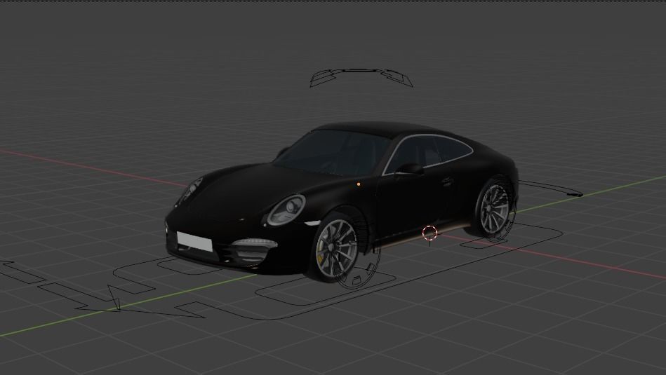Porsche 911 Rigged free 3D model rigged | CGTrader