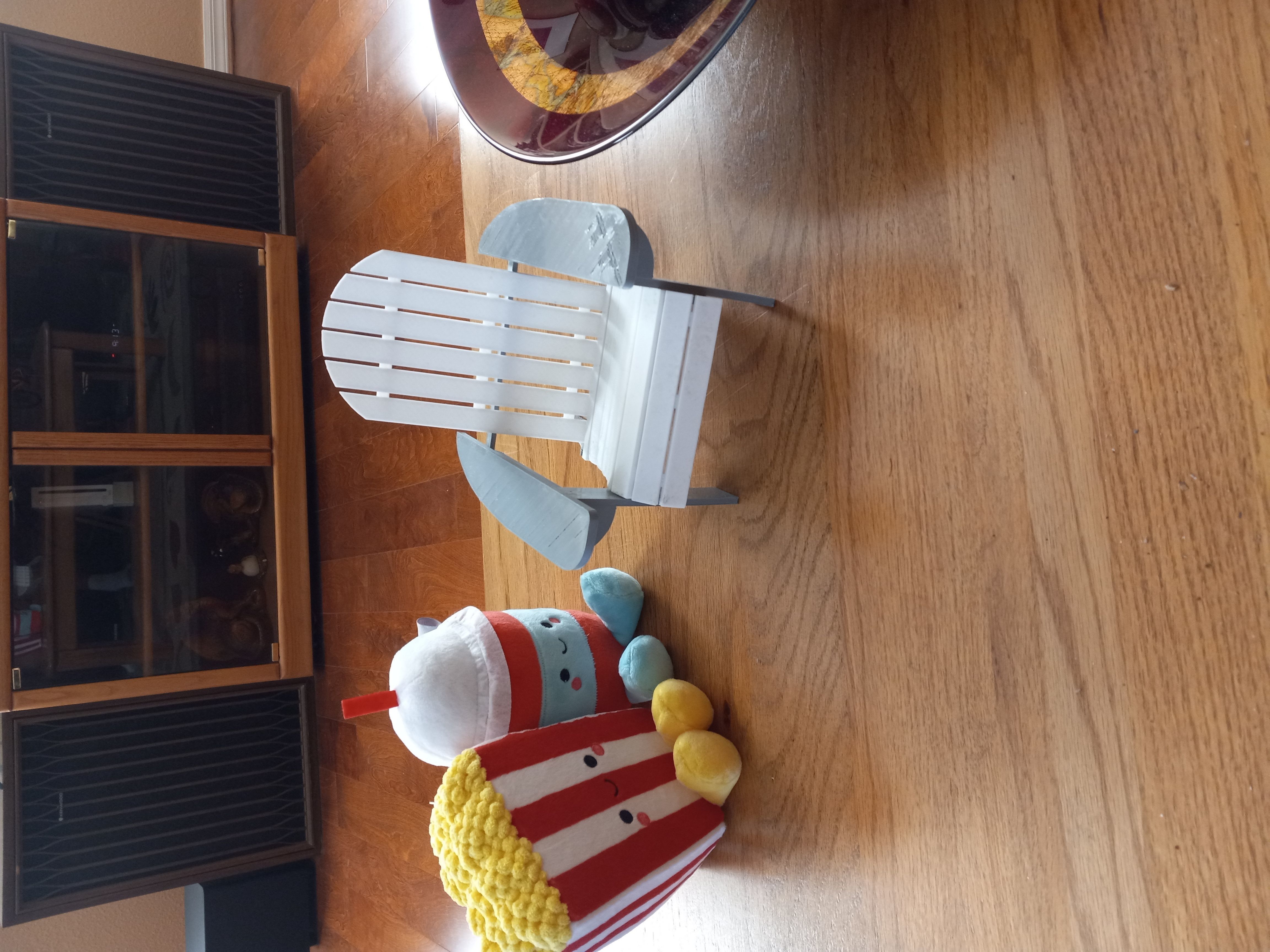 STL files to 3D print a miniature model of an Adirondack chair 3D model ...