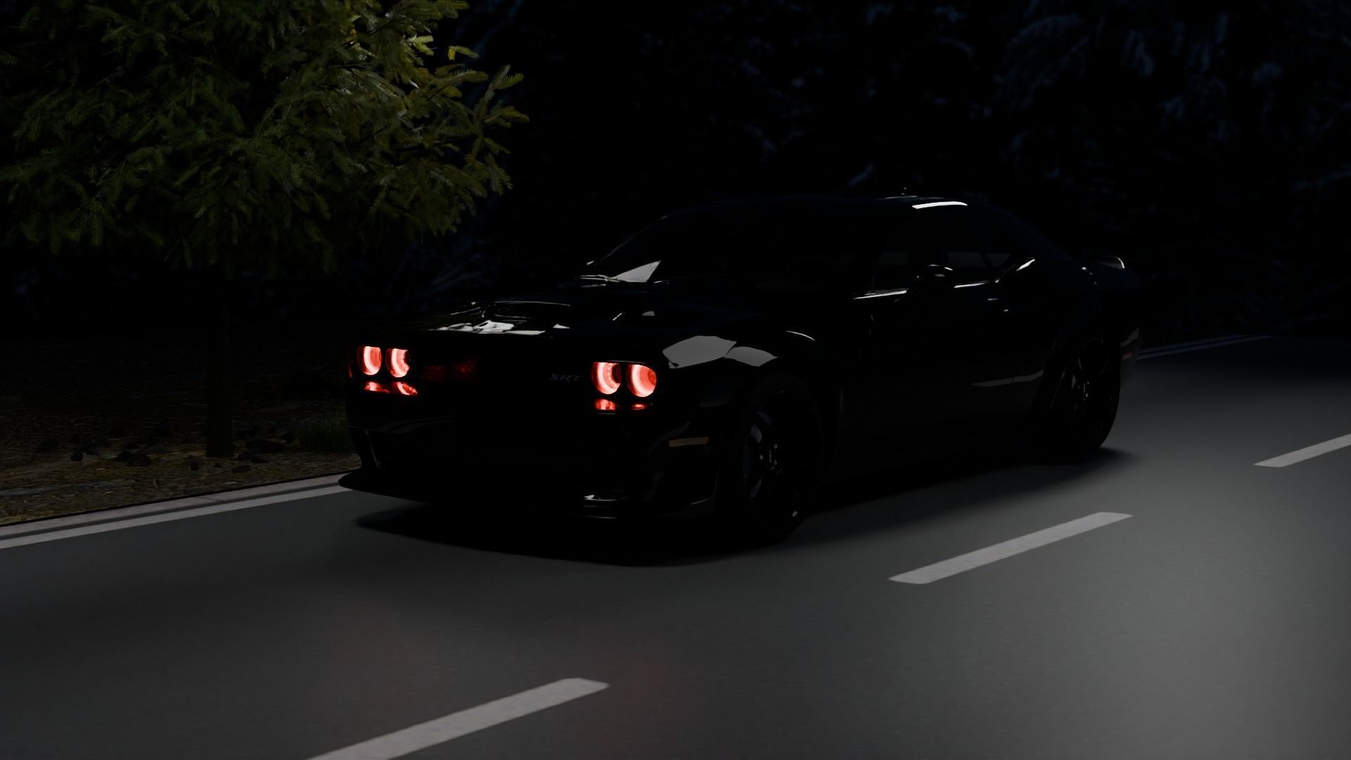 DODGE HELLCAT RIGGED free 3D model rigged | CGTrader