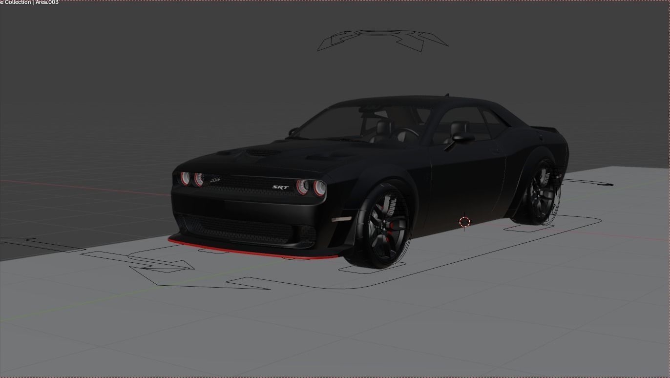 DODGE HELLCAT RIGGED free 3D model rigged | CGTrader