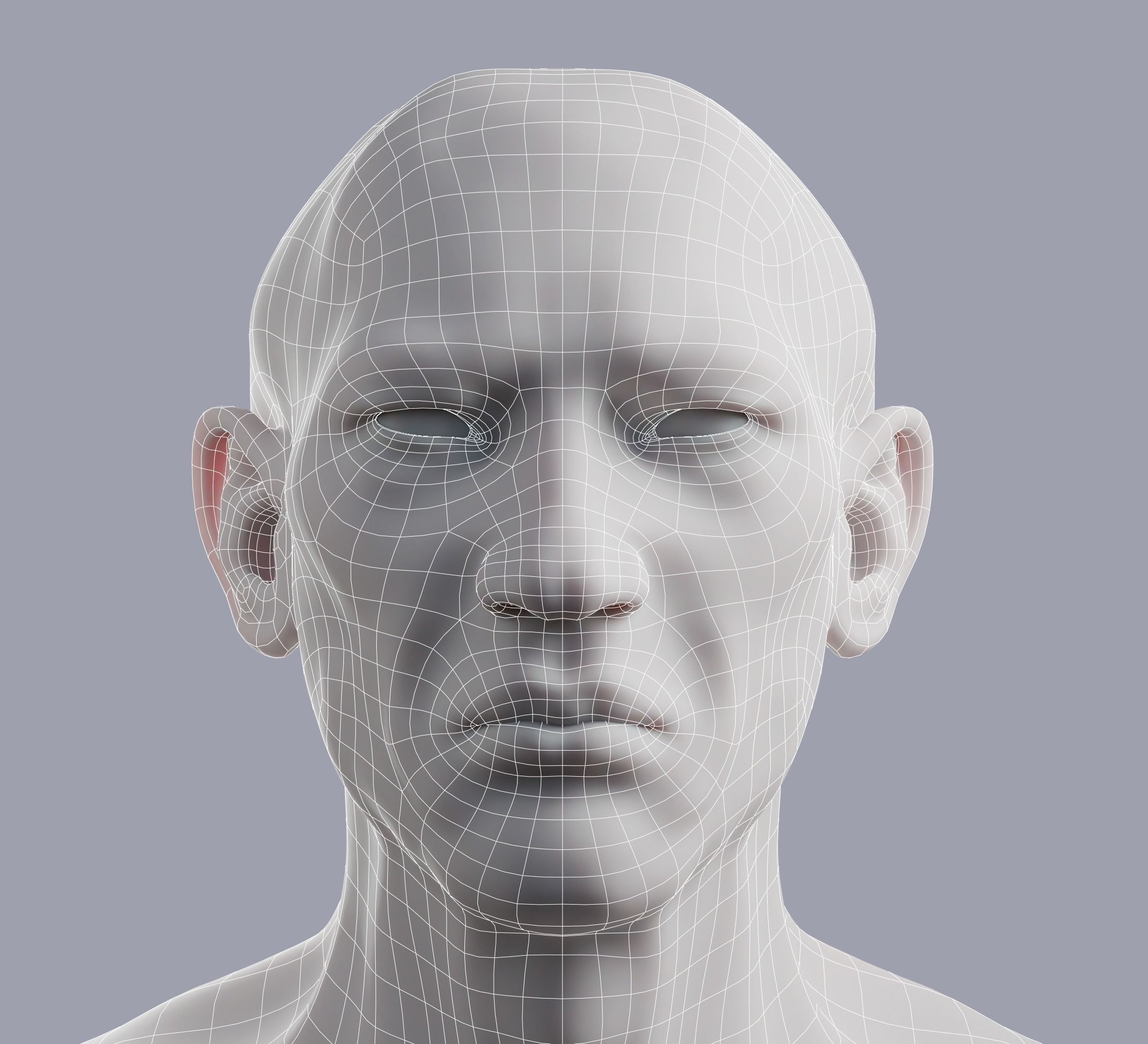 Male bust free VR / AR / low-poly 3D model | CGTrader