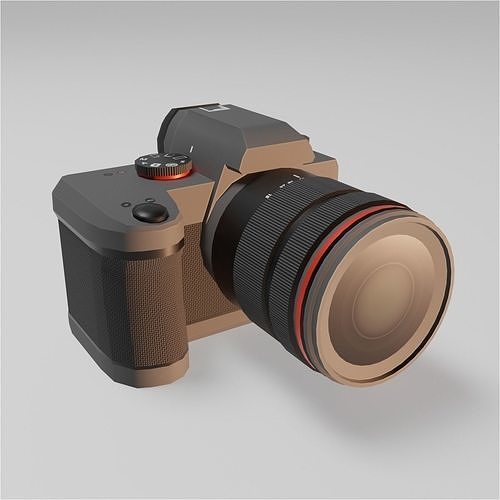 3D model Low poly unbranded camera VR / AR / low-poly | CGTrader