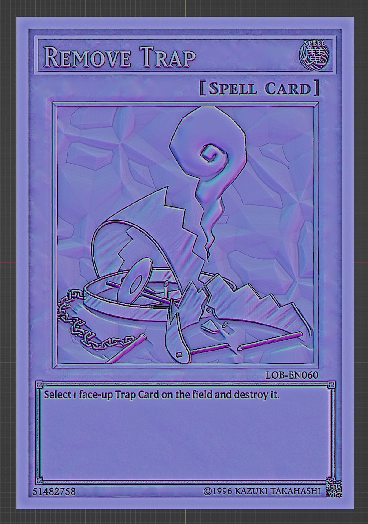 remove trap - yugioh free 3D model 3D printable | CGTrader