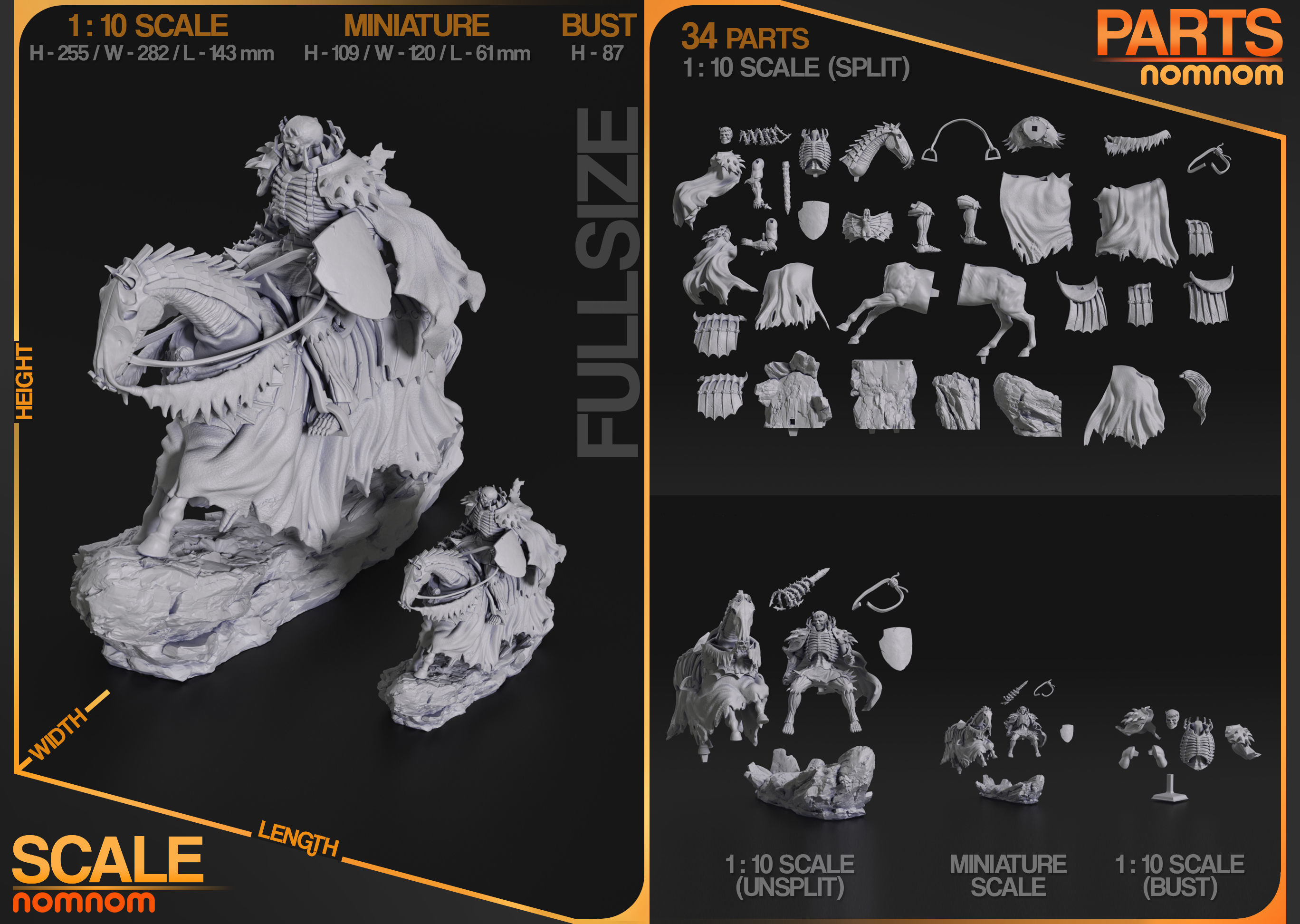 Skull Knight - Berserk 3D model 3D printable | CGTrader