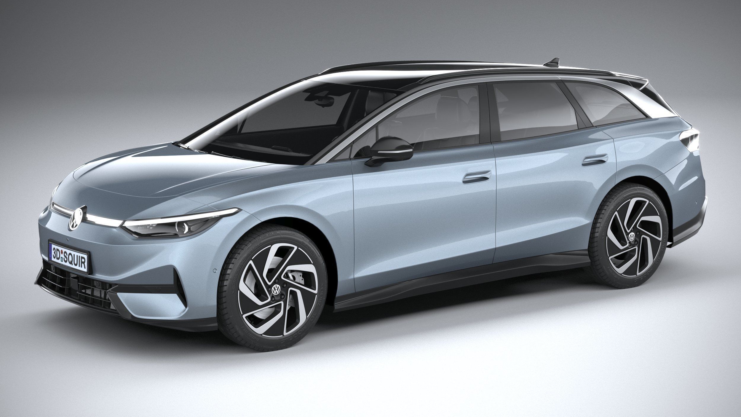 Volkswagen ID7 Tourer 2025 3D model | CGTrader