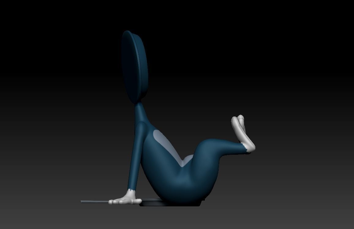 TOM AND JERRY - SHAPES OF TOM - PAN-SHAPED FACE 3D model 3D printable ...