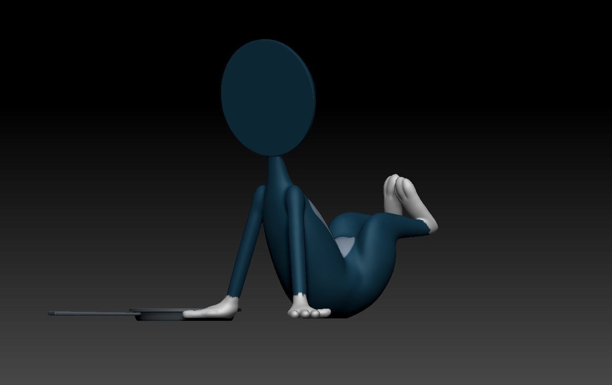 TOM AND JERRY - SHAPES OF TOM - PAN-SHAPED FACE 3D model 3D printable ...