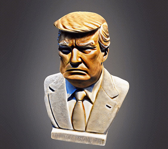 Donald Trump Bust 3D model 3D printable | CGTrader