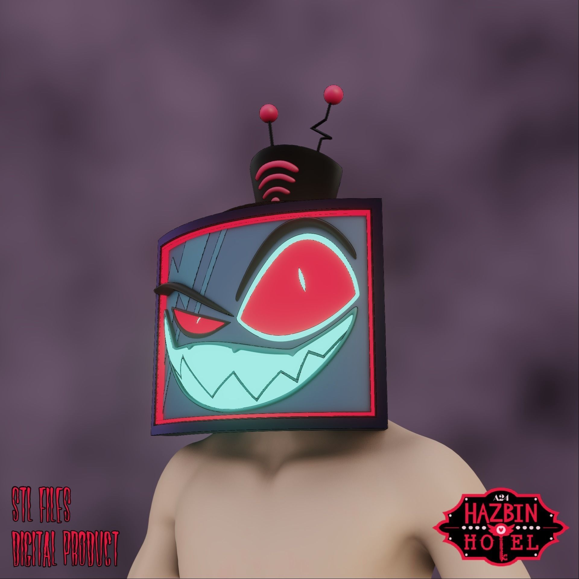 Vox Cosplay Set Hazbin Hotel 3D model 3D printable | CGTrader