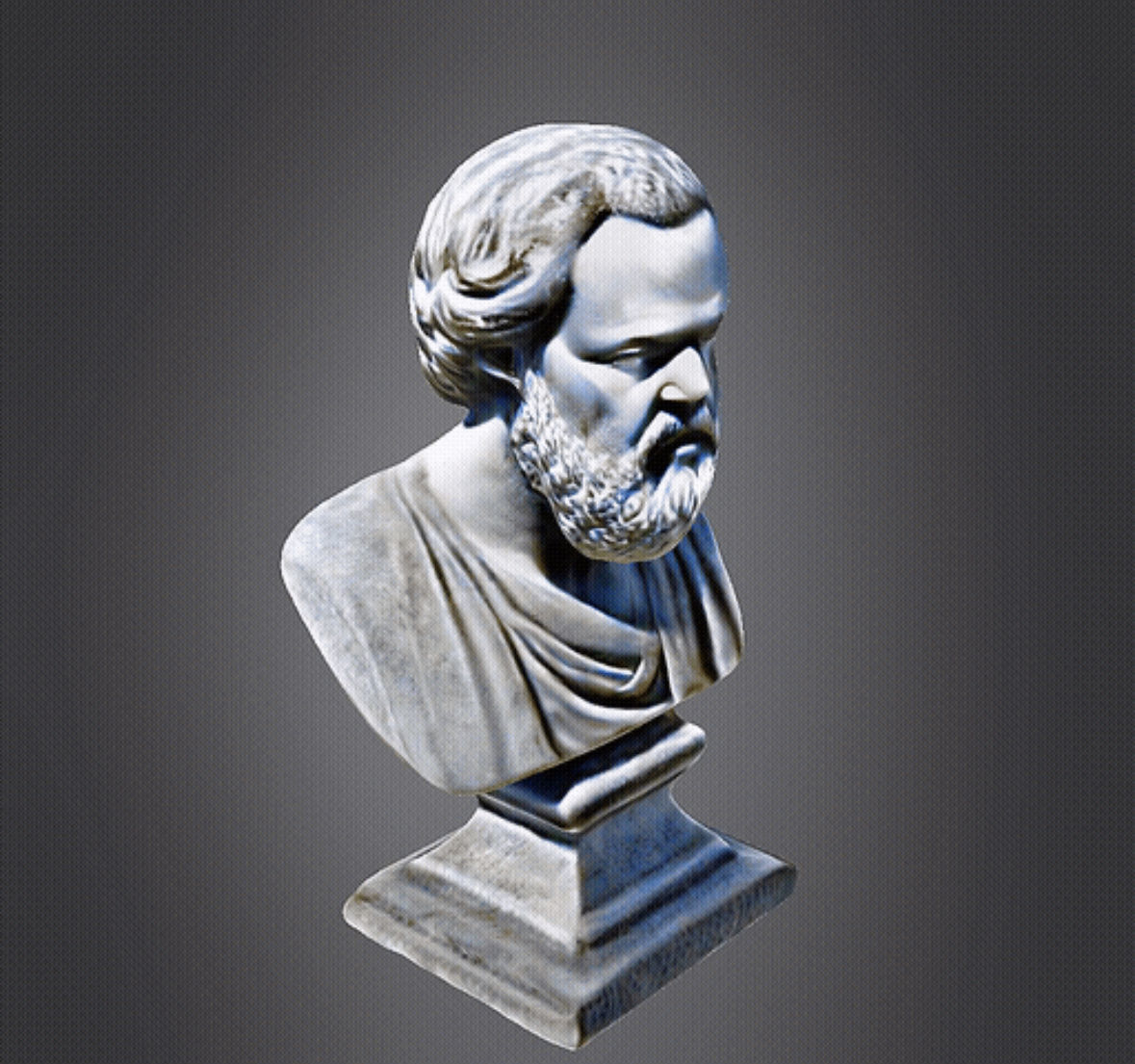 Socrates Bust model 3D model 3D printable | CGTrader
