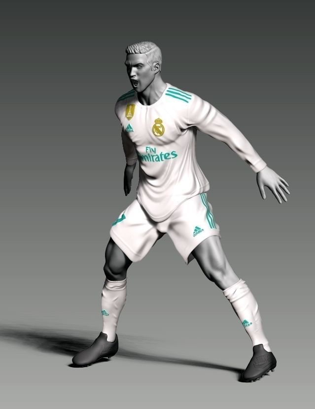 Cristiano Ronaldo CR7 3D model 3D printable | CGTrader