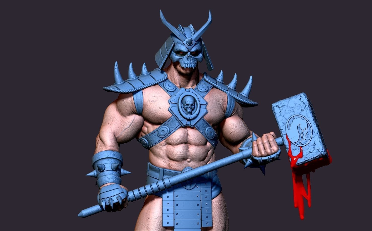 SHAO KAHN STL free 3D model 3D printable | CGTrader