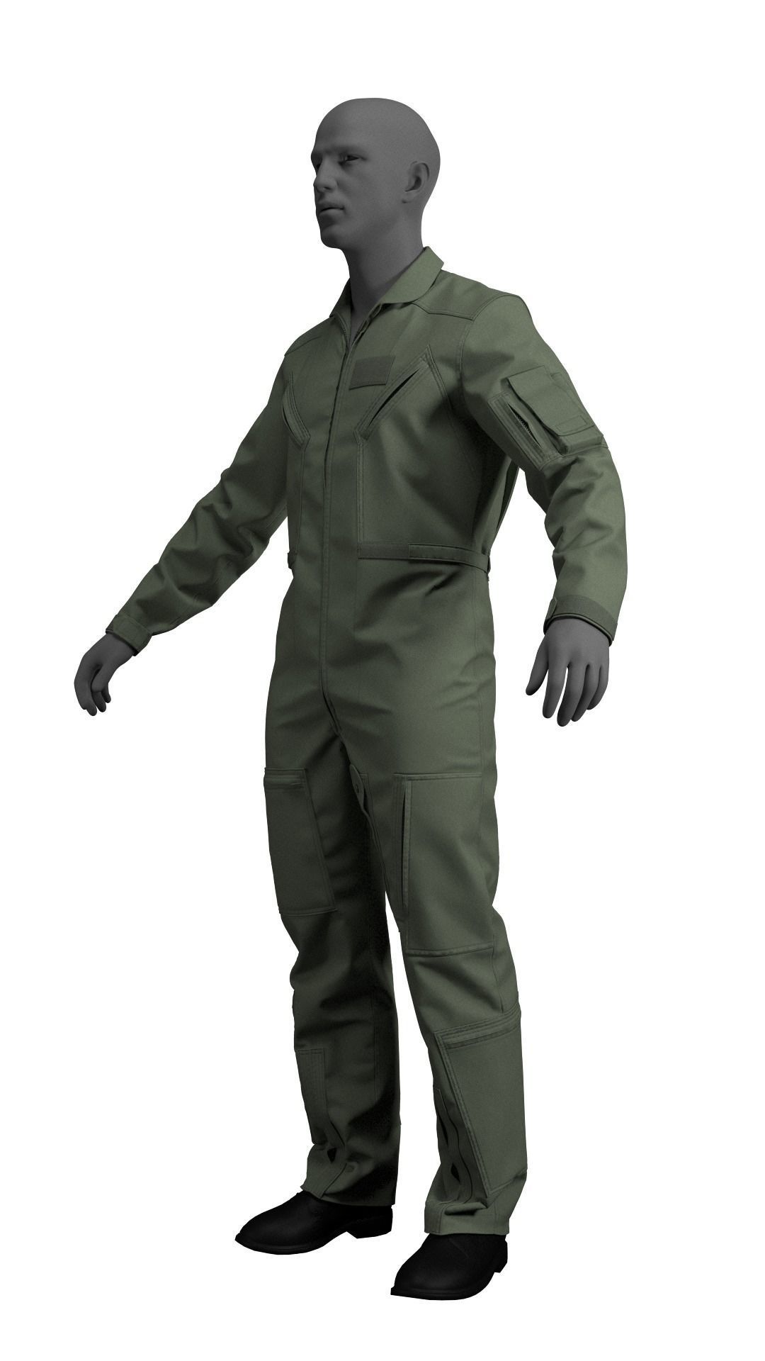 US Flight Suit CWU-27P - Marvelous Designer 3D model | CGTrader
