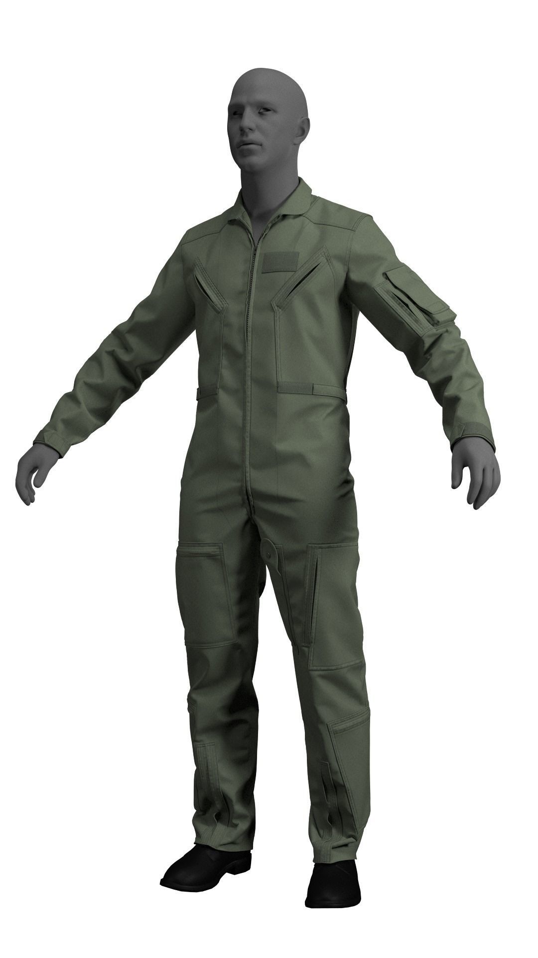 US Flight Suit CWU-27P - Marvelous Designer 3D model | CGTrader