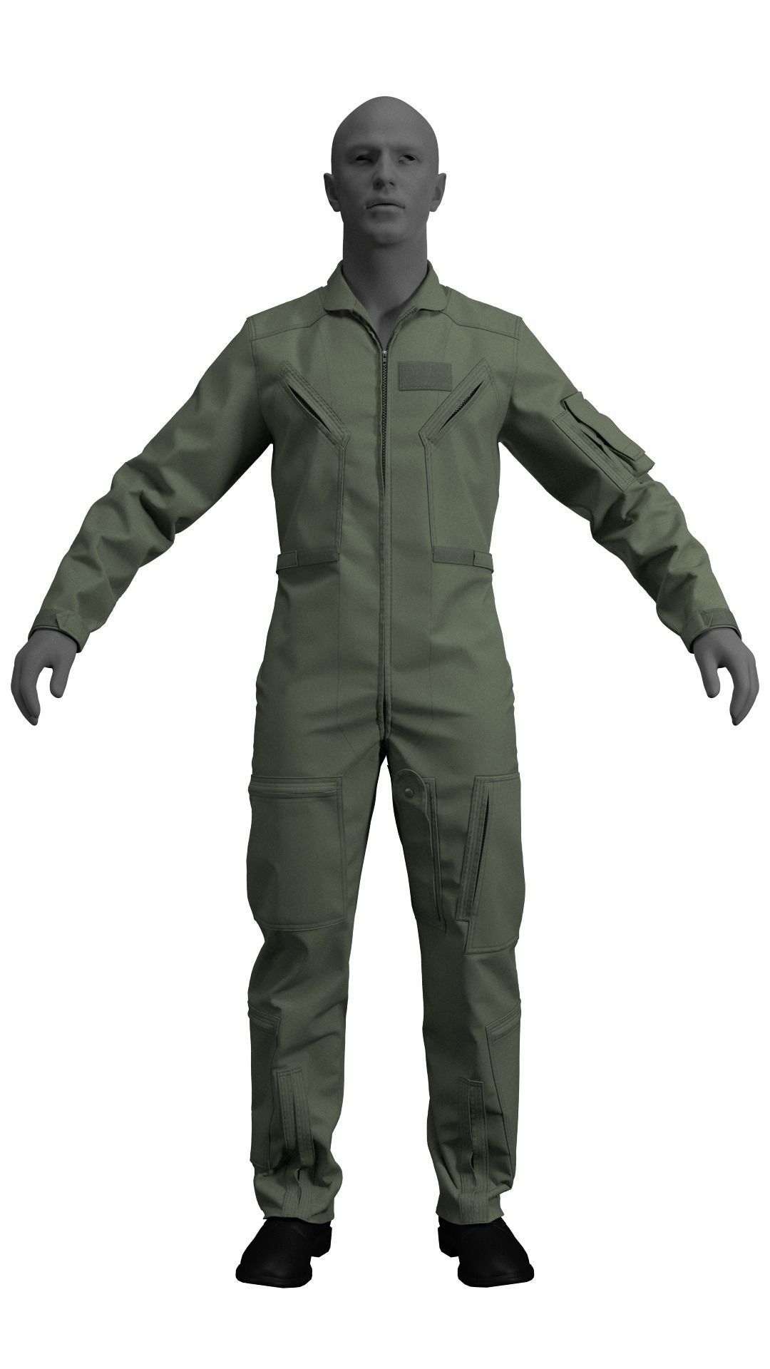 US Flight Suit CWU-27P - Marvelous Designer 3D model | CGTrader
