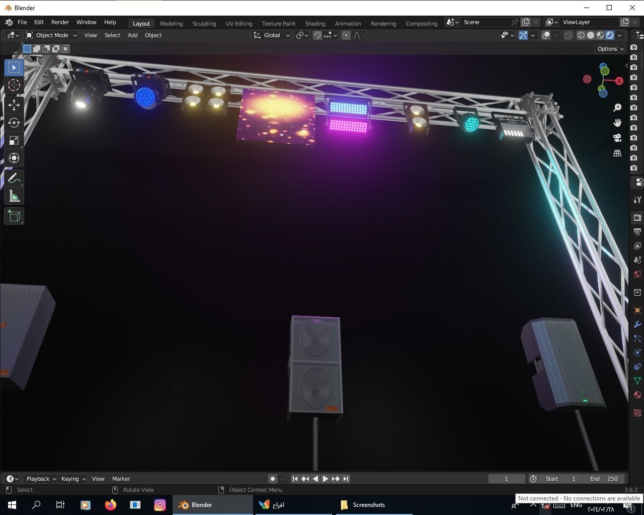 Various projection sound and lighting devices for parti free VR / AR ...