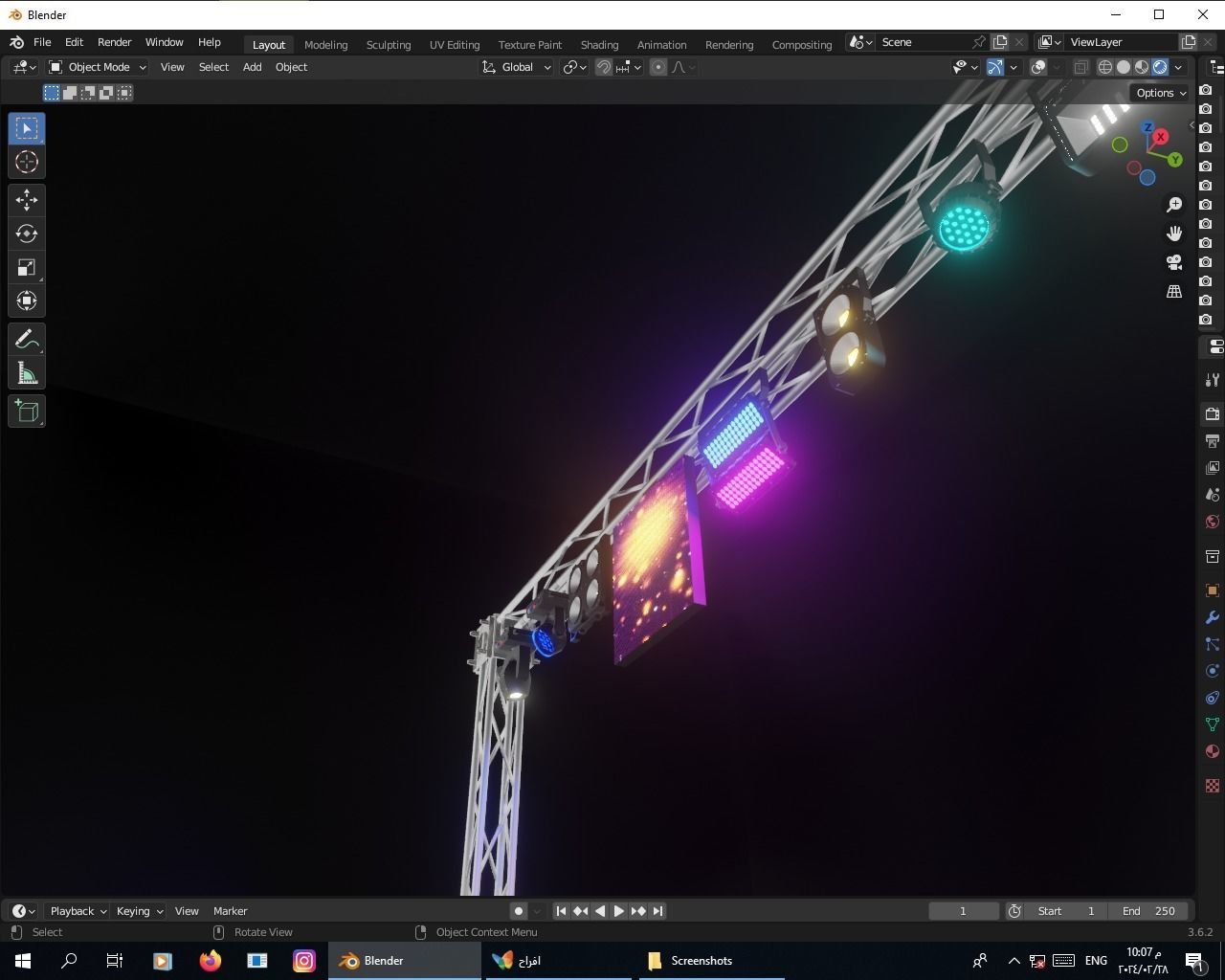 Various projection sound and lighting devices for parti free VR / AR ...